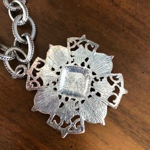 George | Jewelry | Black And Silver Necklace | Poshmark